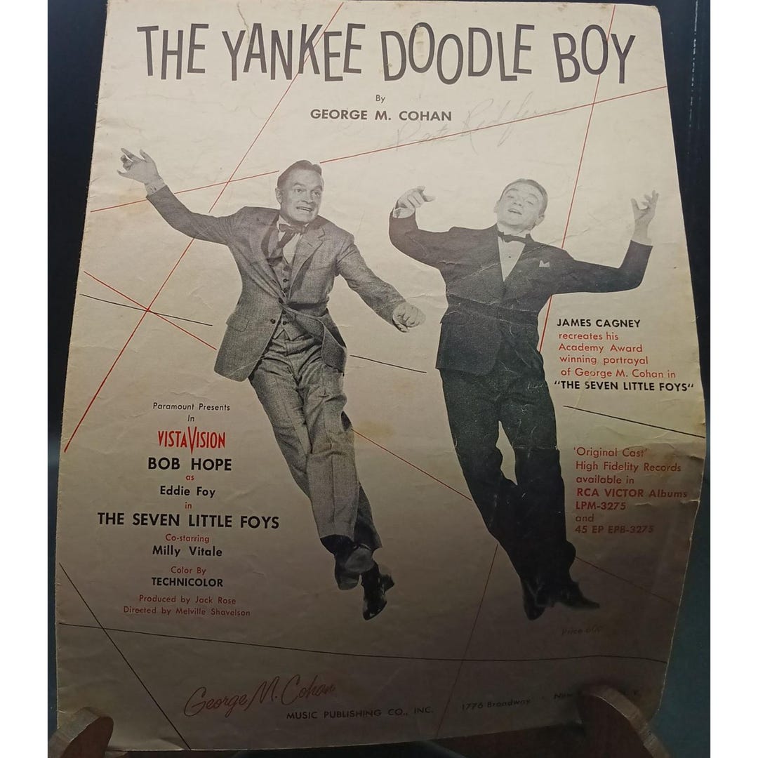 Vintage 1950s "the Yankee Doodle Boy" Sheet Music by George M. Cohan - Etsy