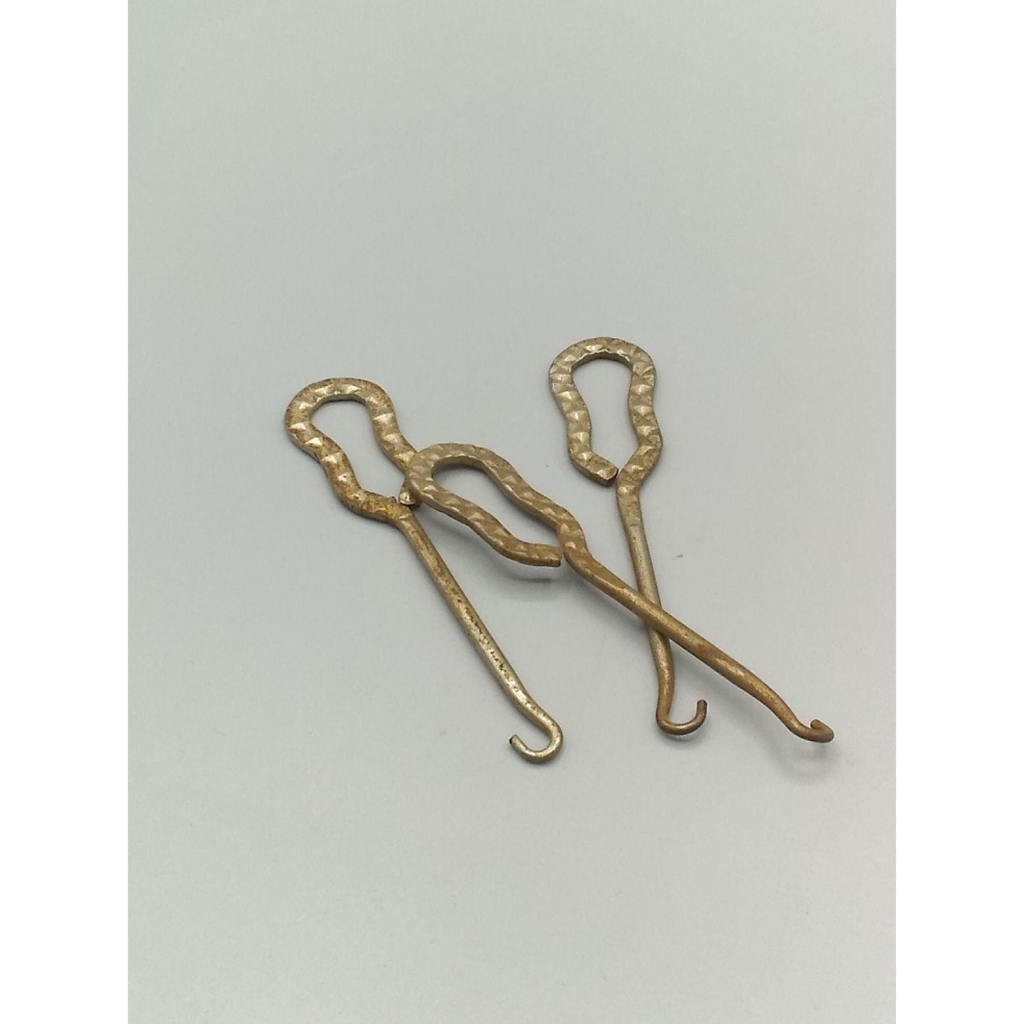 Memorabilia Metal Mini Ladies Antique Button Hook Lot Bundle of 6 Small ...