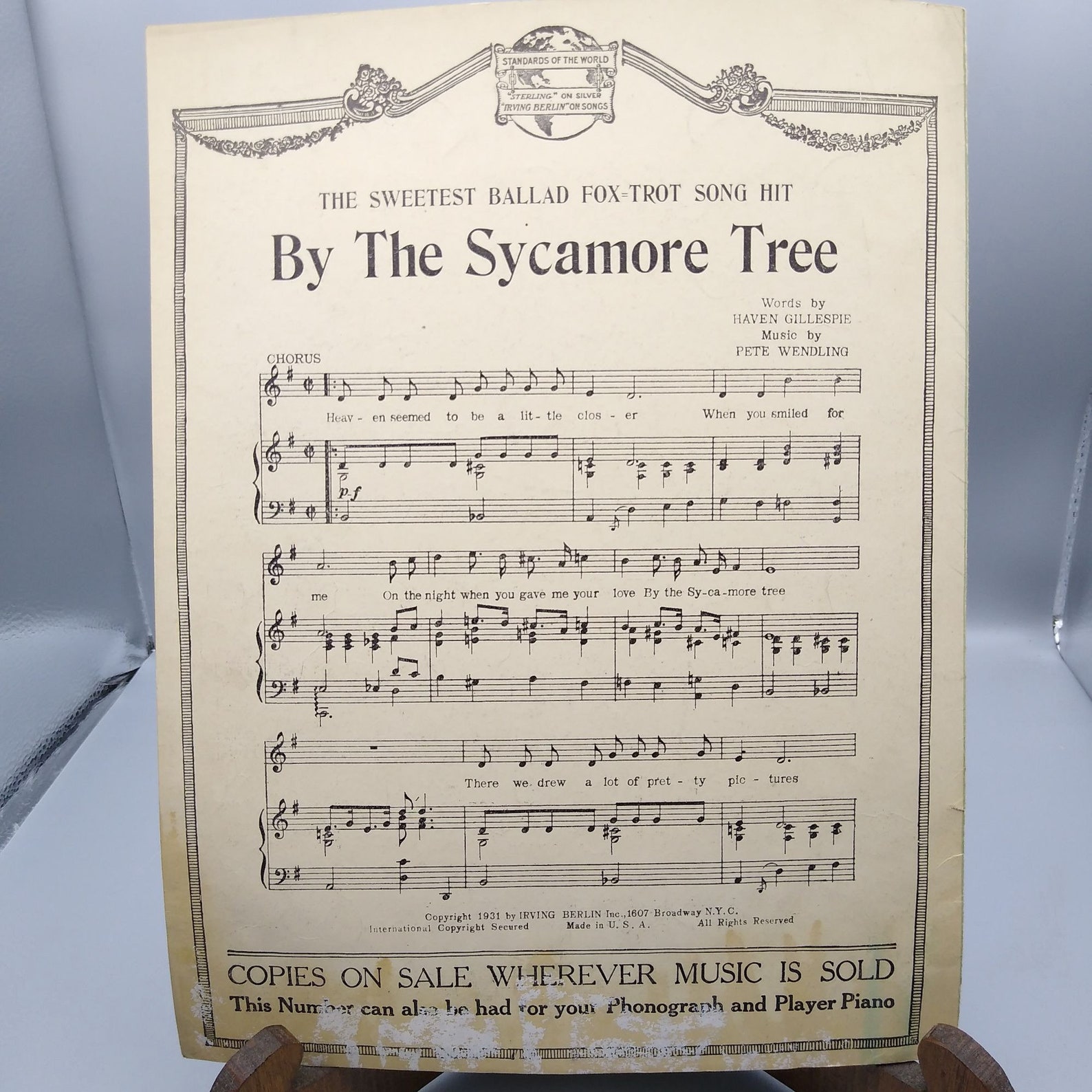 Vintage Sheet Music, All of Me by Seger Ellis, Irving Berlin 1931 ...