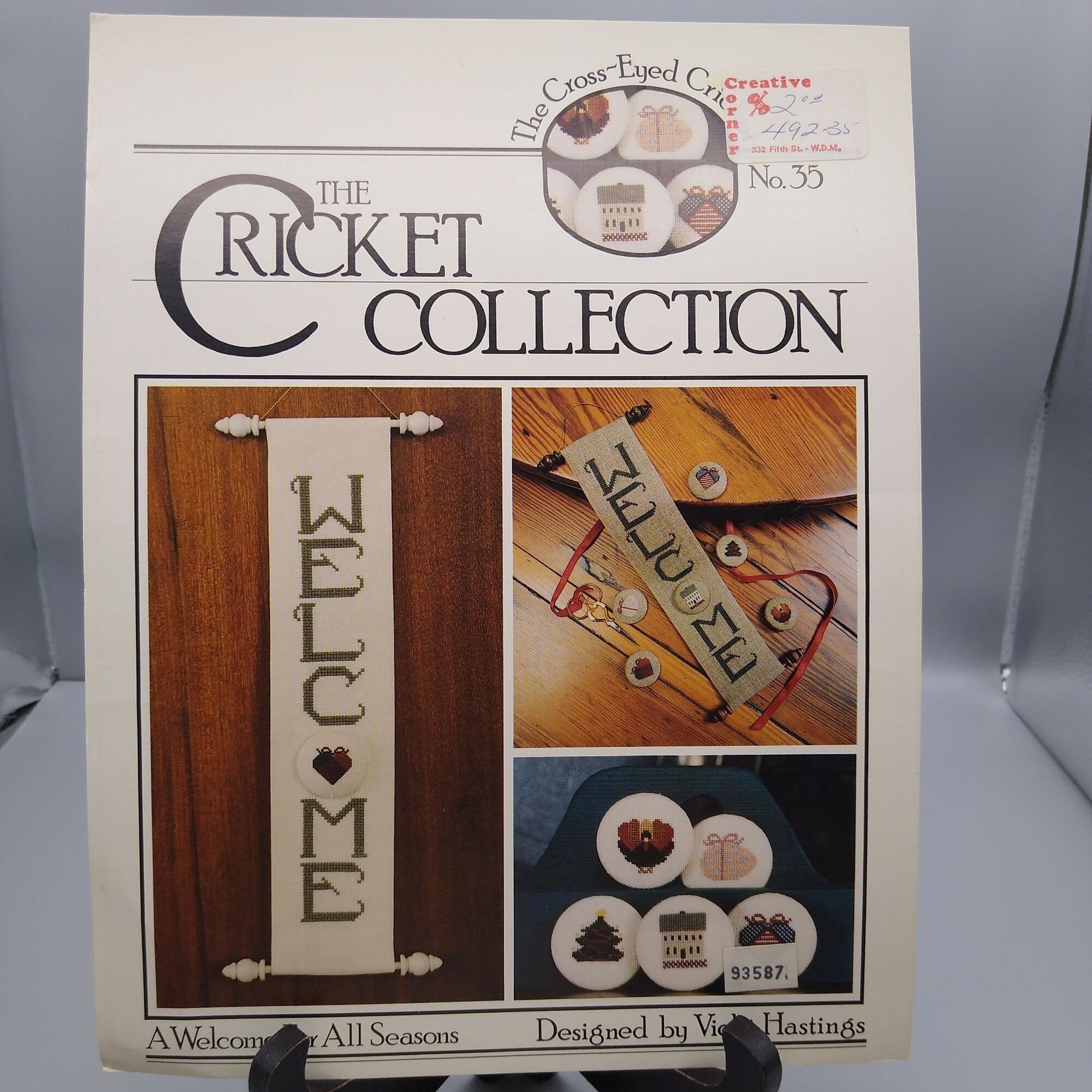 Vintage Cross Stitch Patterns, A Welcome for All Seasons No35 by Vicki ...