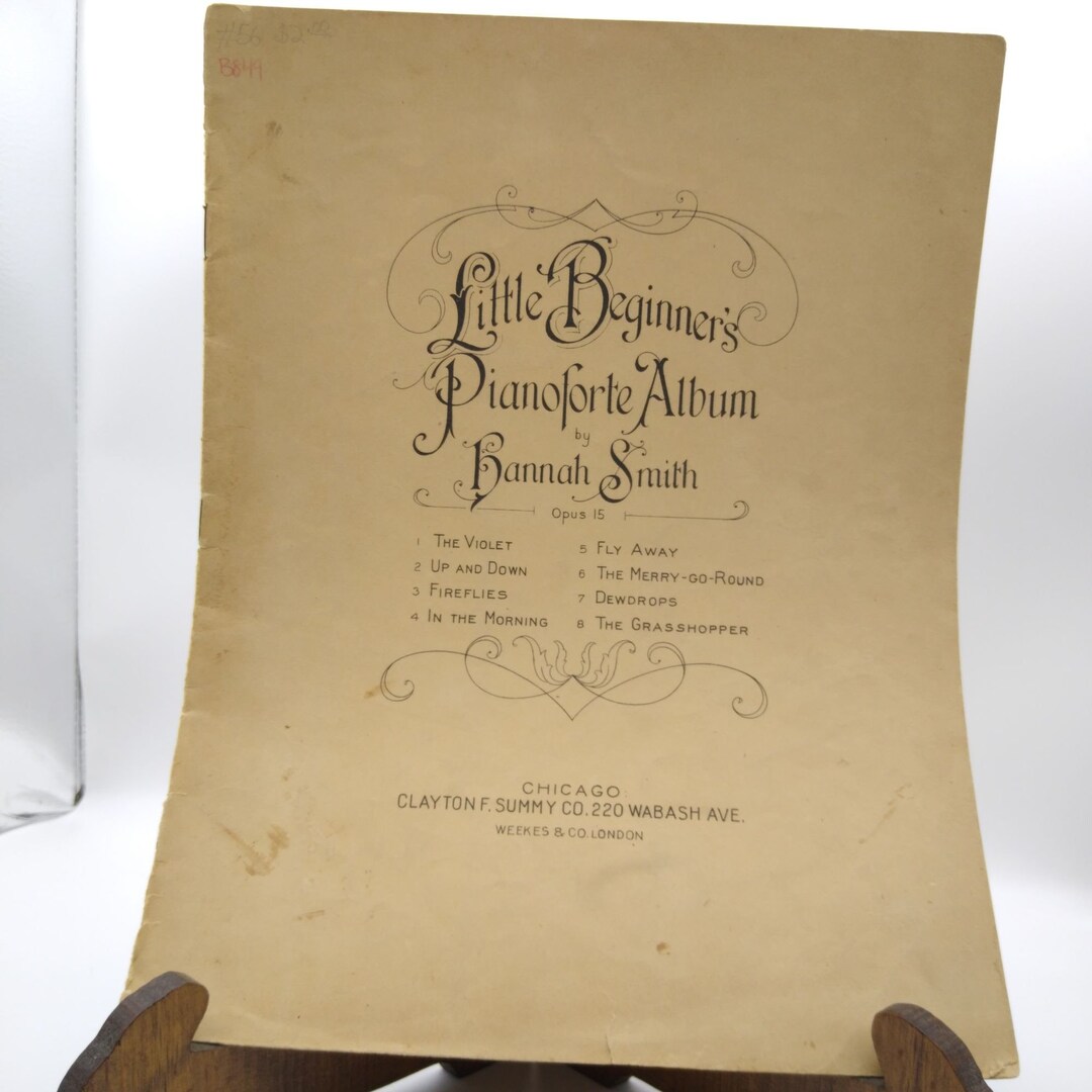 Antique Sheet Music, Little Beginners Pianoforte Album by Hannah Smith ...