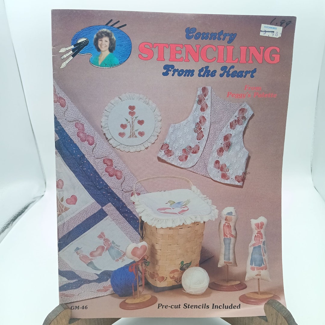 Vintage Craft Patterns, Country Stenciling From the Heart GM-46 by ...