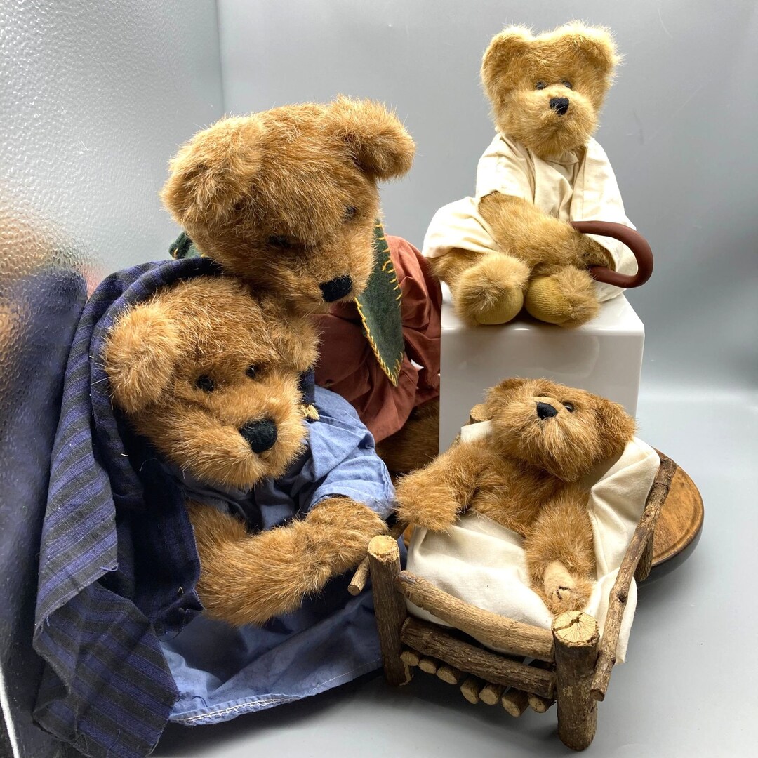 Vintage Boyds Bears 12in Plush Nativity, Full Size Plush Animals ...