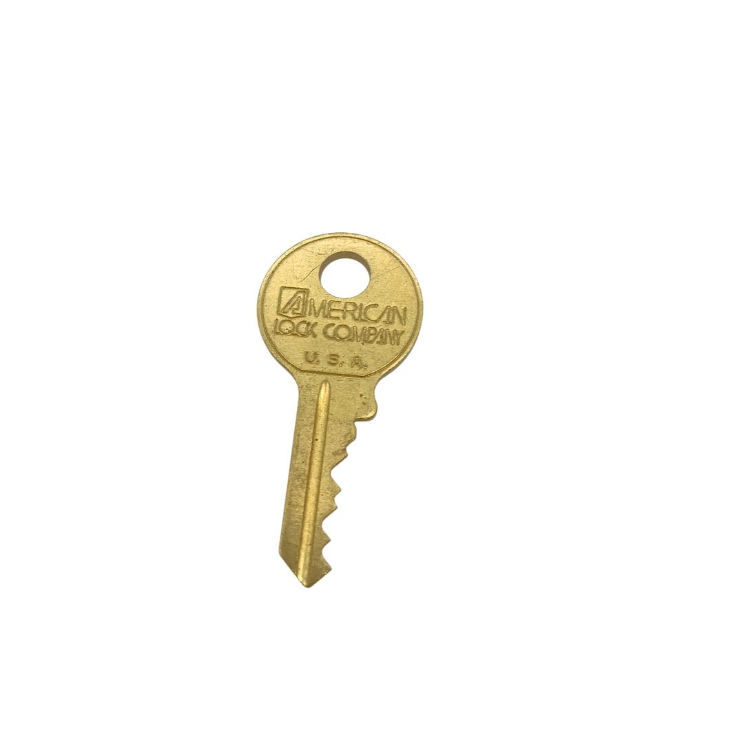 Vintage American Lock Company Brass Key B4809 USA - Etsy