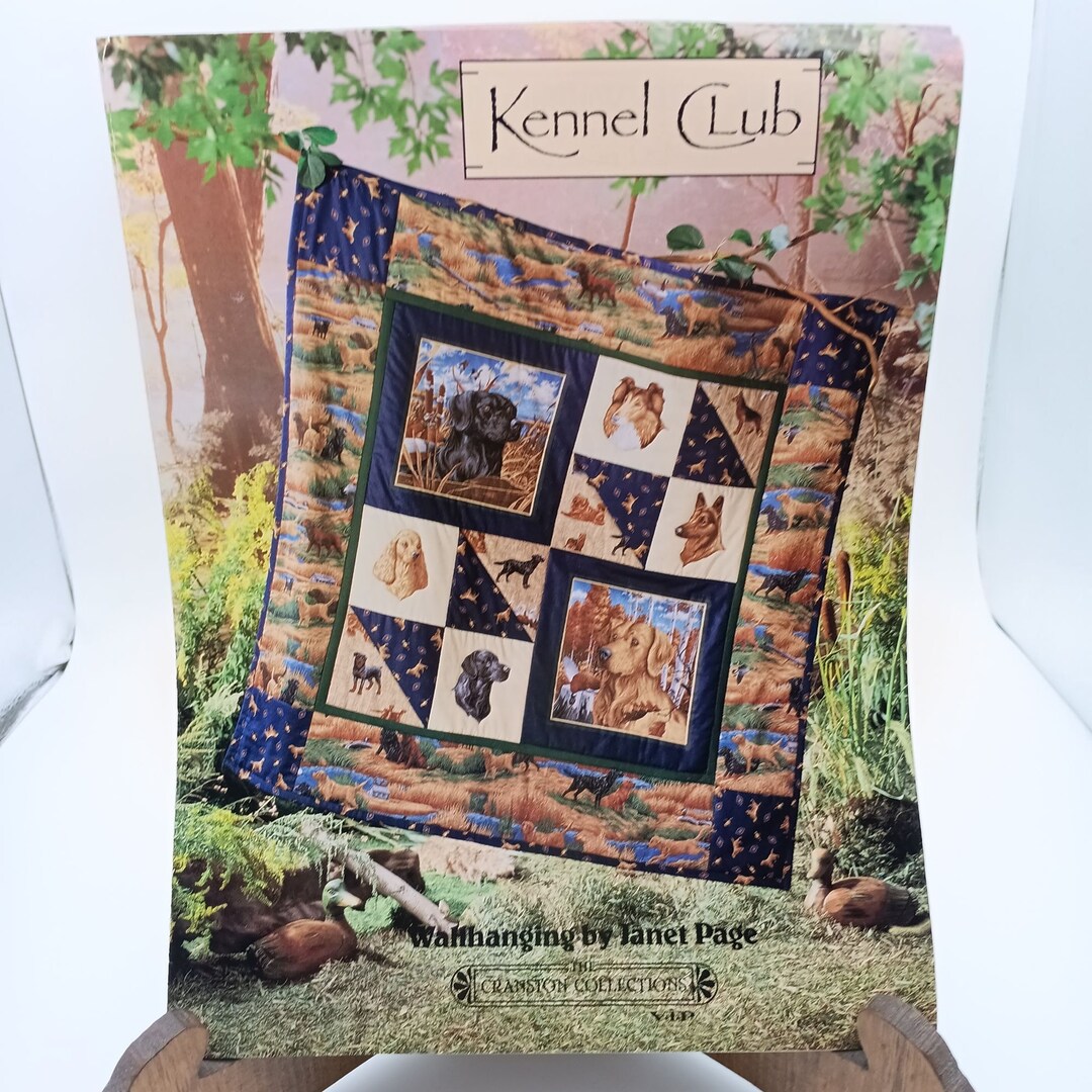 Vintage Cranston Quilt Patterns, Kennel Club Wall Hanging by Janet Page ...