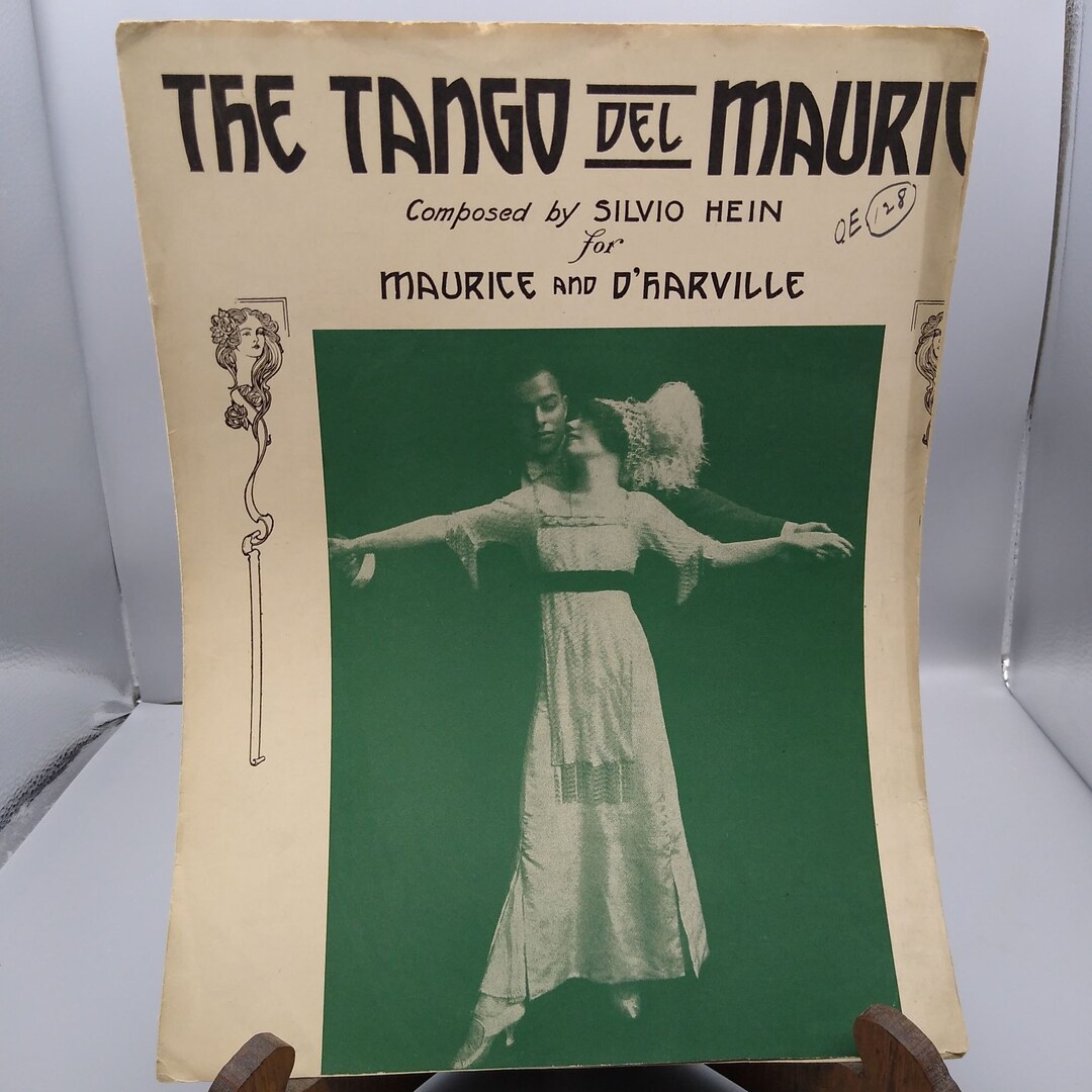 Vintage Sheet Music, Tango Del Maurice by Silvio Hein for Maurice and D ...