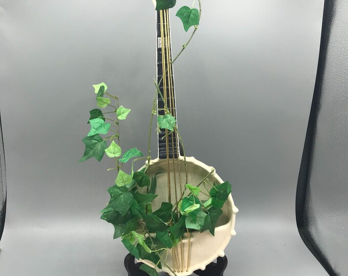 Vintage Red Wing Banjo Wall Pocket Planter 908, American Made Pottery ...