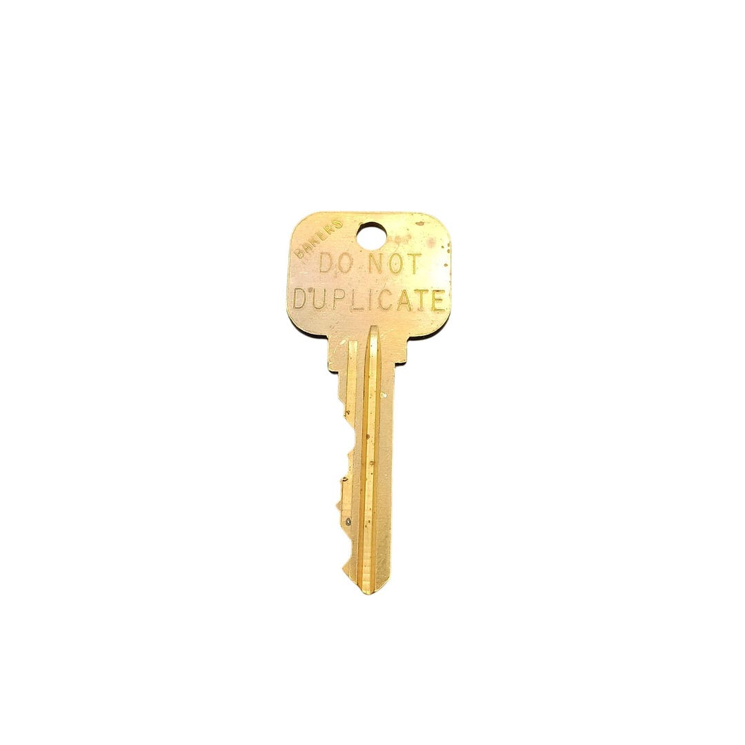 Vintage Brass DO NOT DUPLICATE Key - Etsy