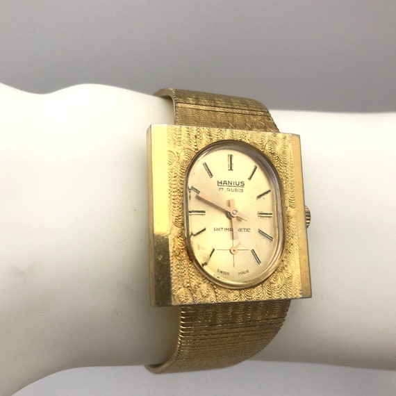 Gold Vermeil Manius 17 Rubis Antimagnetic mechanical … - Gem