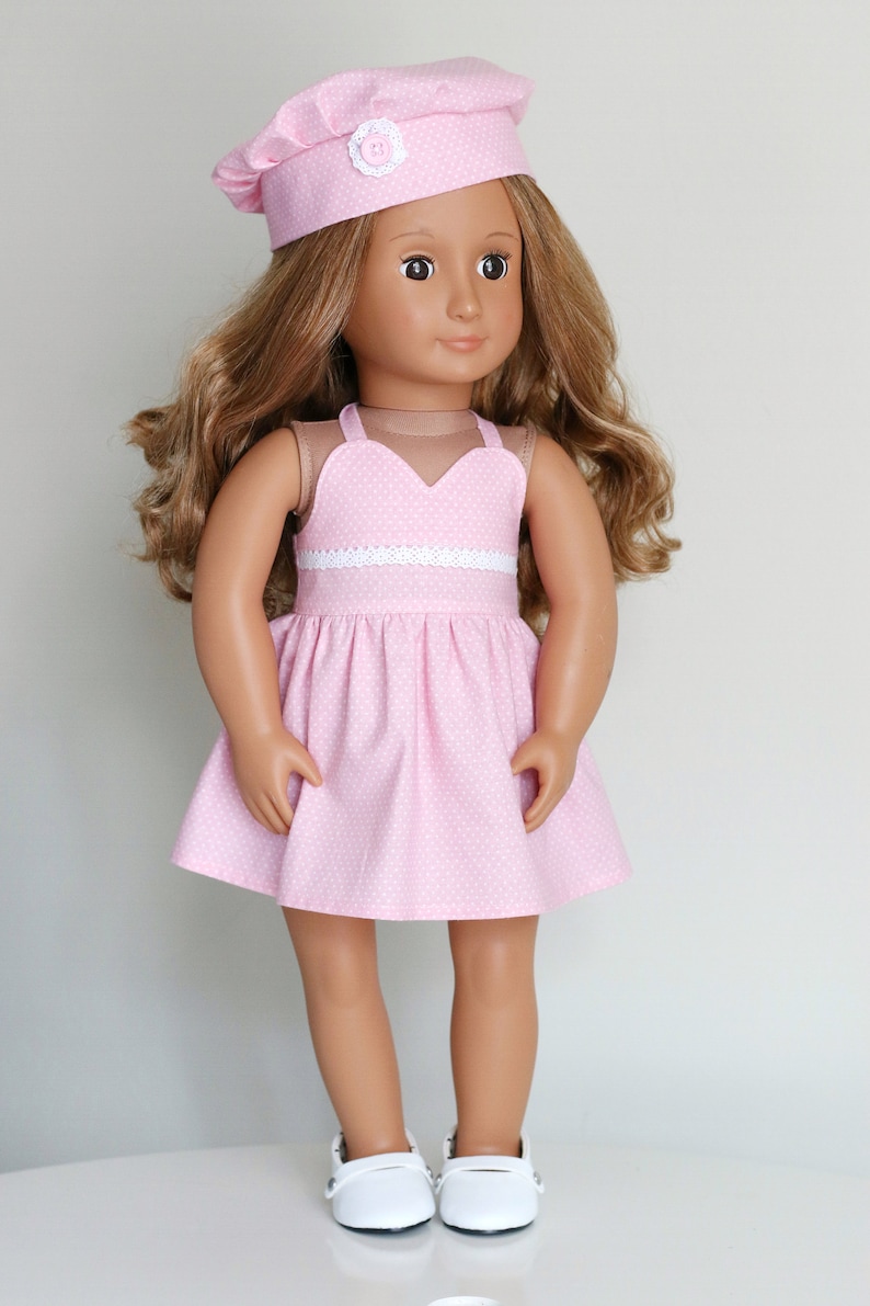 Handmade Doll Dress Pink Doll Dress Handmade Doll Clothes - Etsy