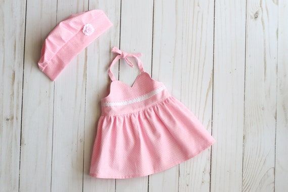 Handmade Doll Dress Pink Doll Dress Handmade Doll Clothes | Etsy