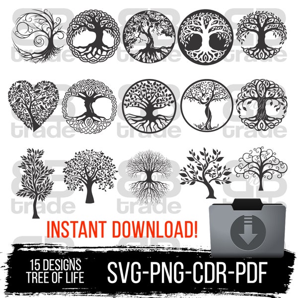 Tree of Life Vector - Etsy