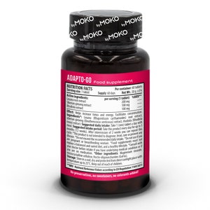 Adaptogo With Leuzea Rhodiola Rosea Siberian Ginseng Energy Supplement ...