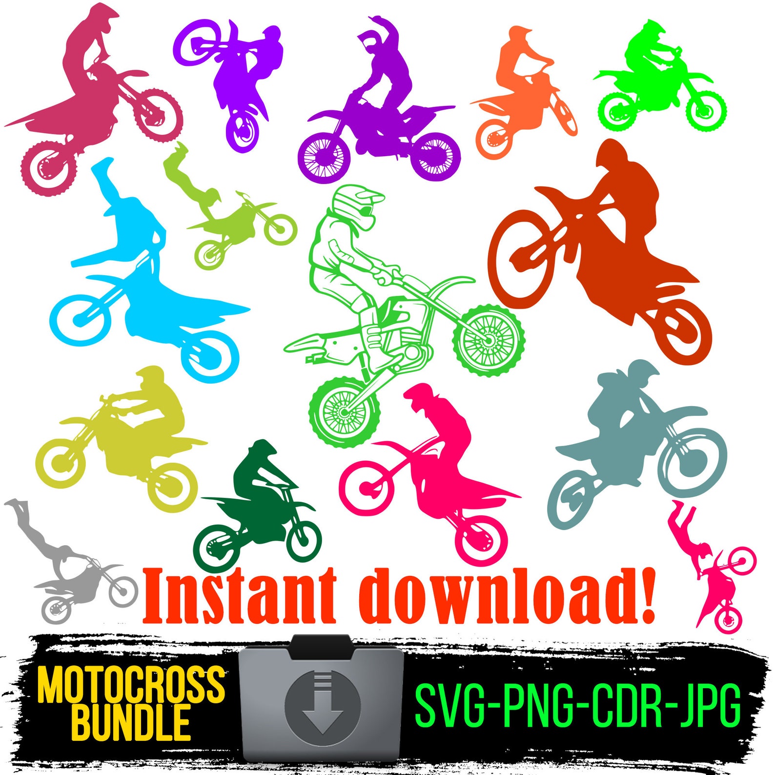Motocross Svg, Moto Svg, Moto Monogram, Motorcycle Svg, Dirt Bike Svg ...