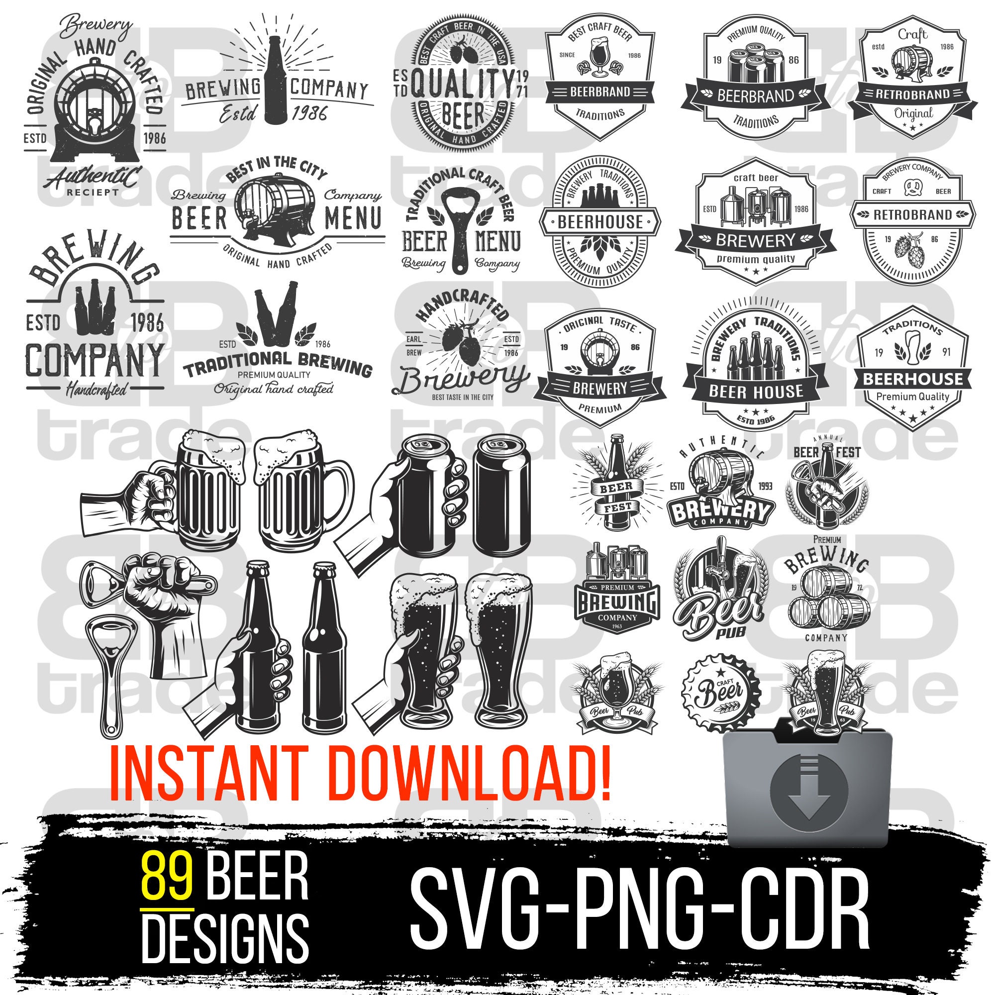 Beer Svg Bundle Beer Mug Svg Cheers Svg Beer Vector Pint - Etsy Canada