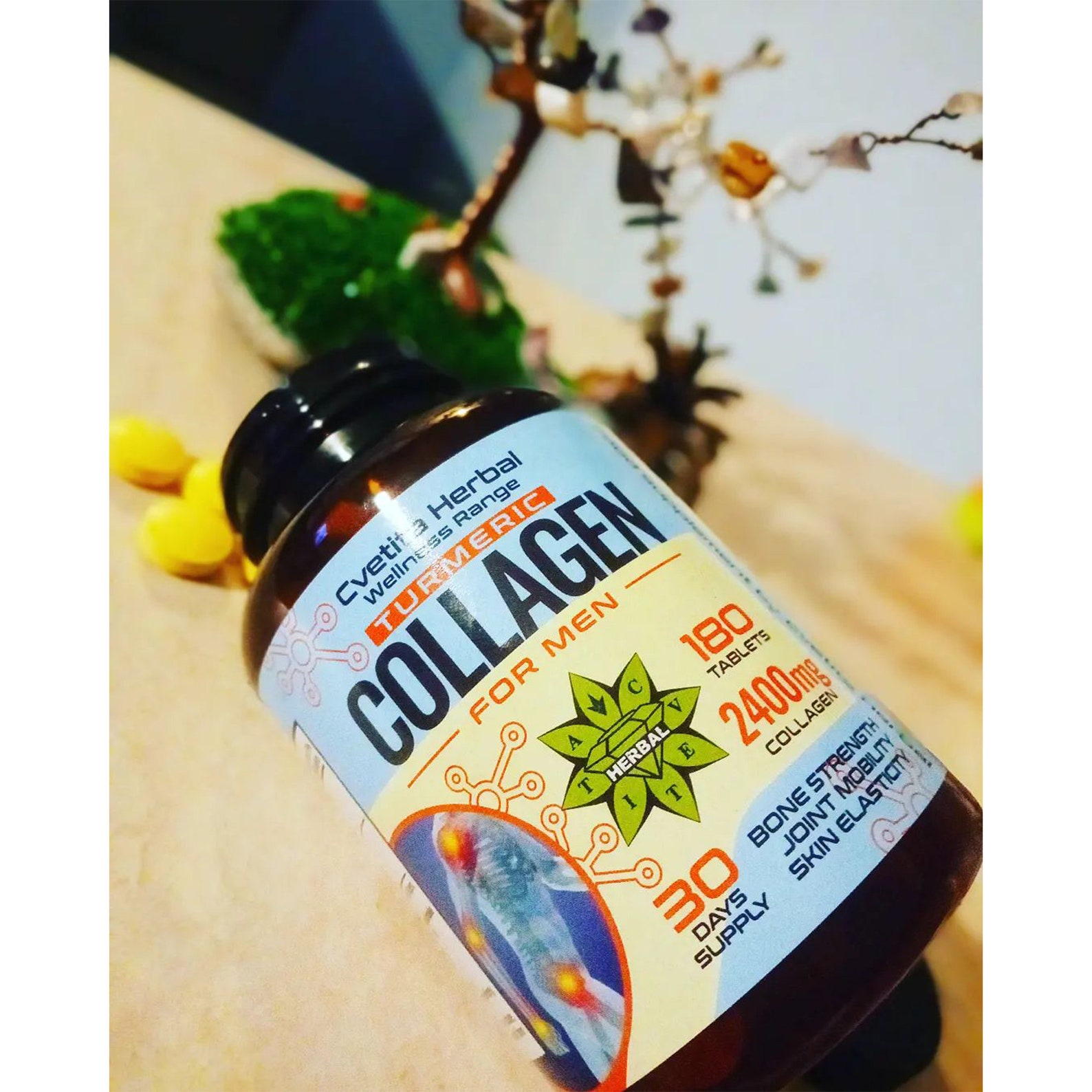 Collagen Tablets With TURMERIC and Vitamin C Collagen - Etsy