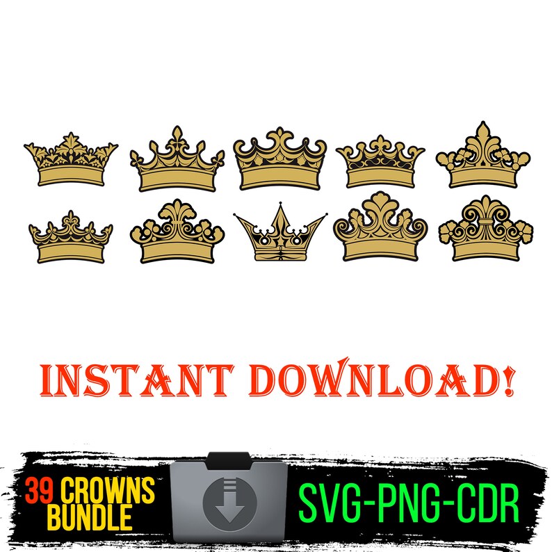 Royal Crown Svg Princess Crown Svg Crowns Svg King Crown - Etsy