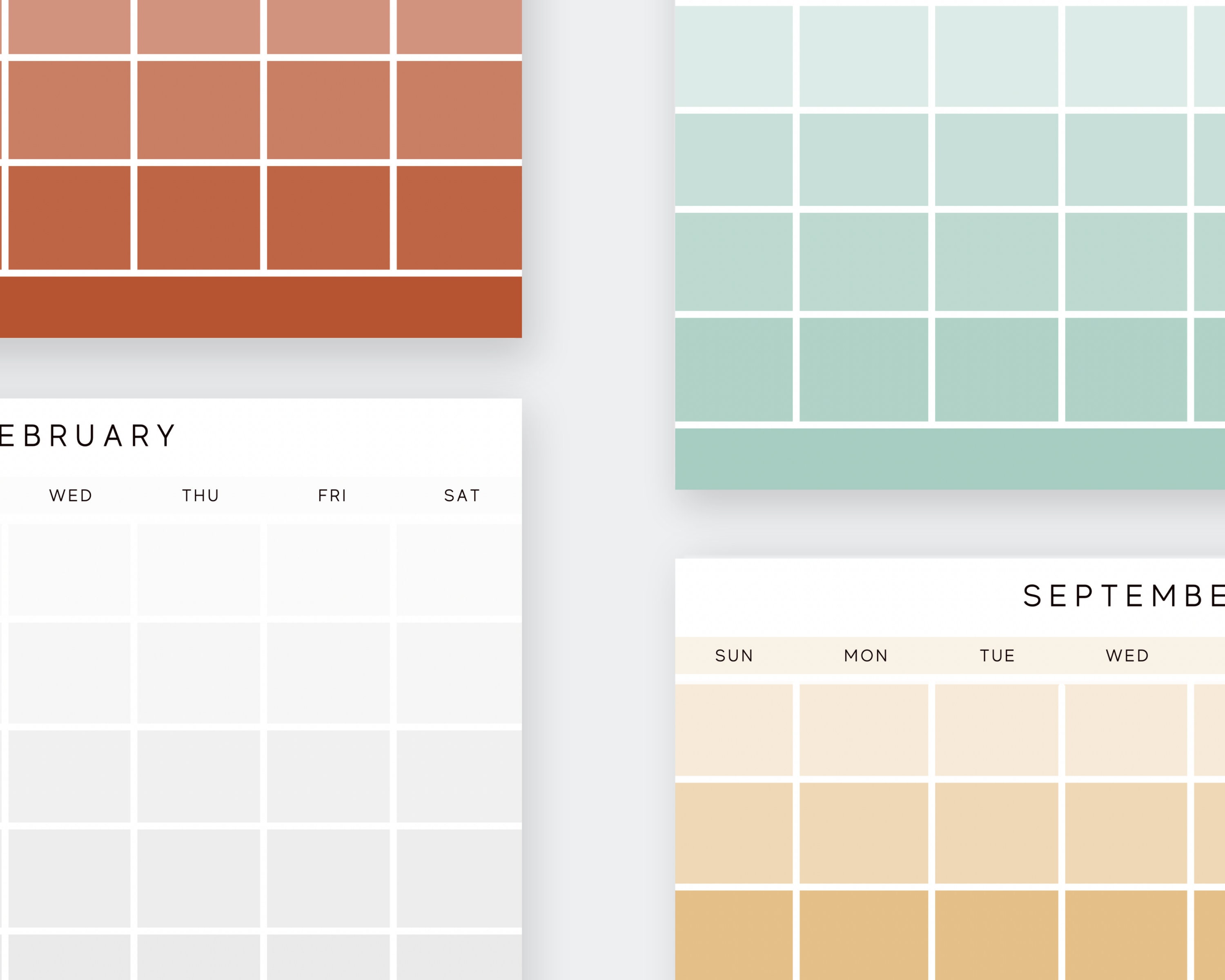 Digital Yearly Calendar at Gene Courtney blog