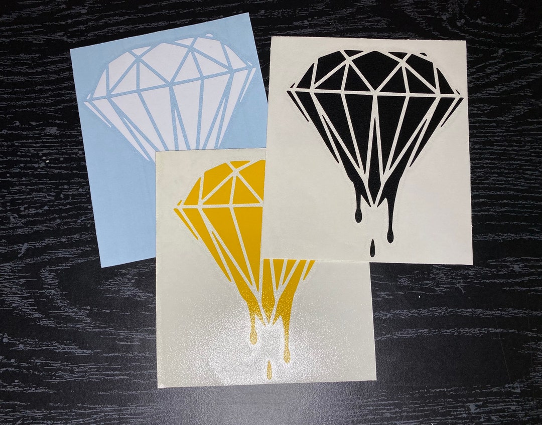 Dripping Diamond | Car Decal | Truck Decal | Car Window Sticker - Etsy