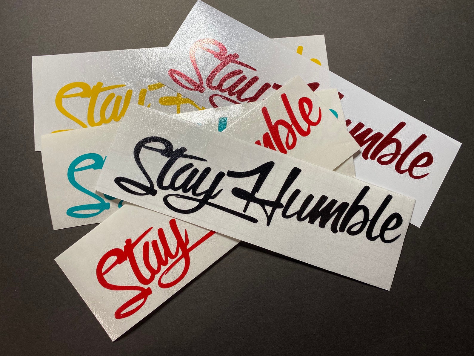 Stay Humble Car Decal Bumper Sticker Laptop Sticker | Etsy