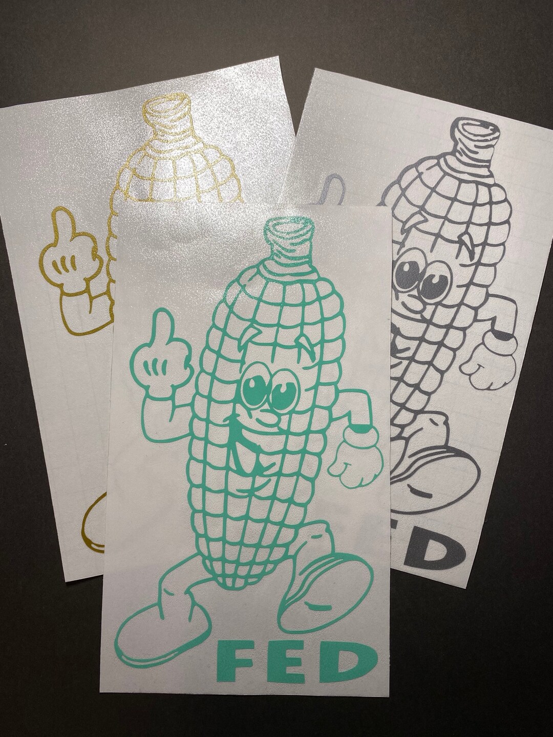 Corn Fed | Race Gas Decal Sticker | Car Decal | Car Window Sticker - Etsy