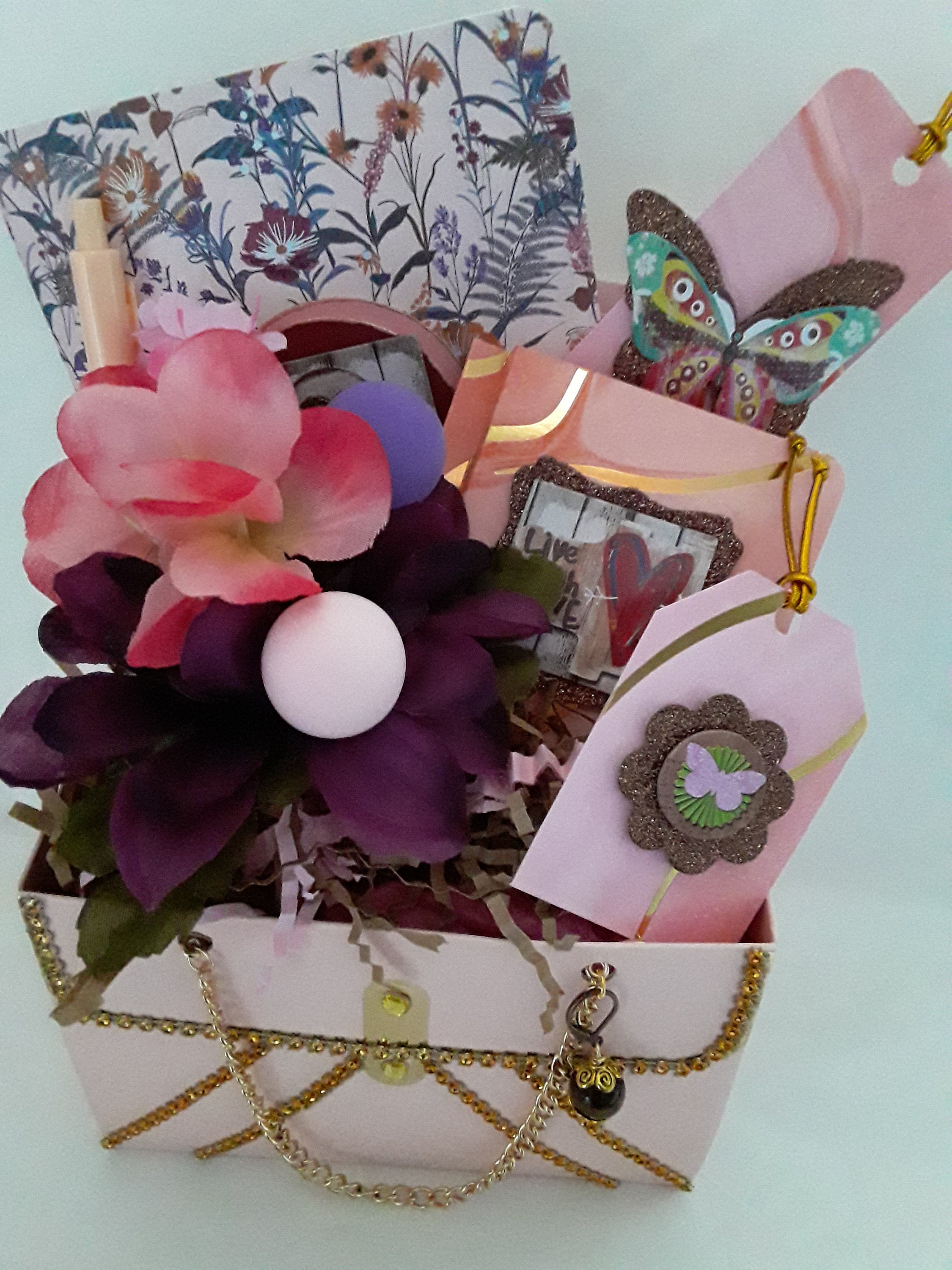 Notepad Gift Set, Gift Box Purse, Gifts for Women, Thinking of You Gift ...