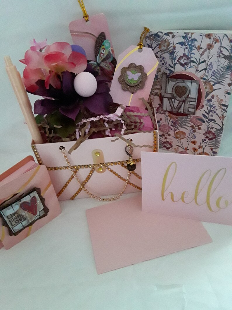 Notepad Gift Set, Gift Box Purse, Gifts for Women, Thinking of You Gift ...