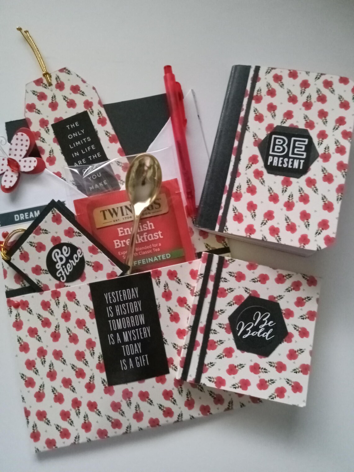 Mini Notepad Gift Set, Journal Starter Kit With Mini Composition Book ...