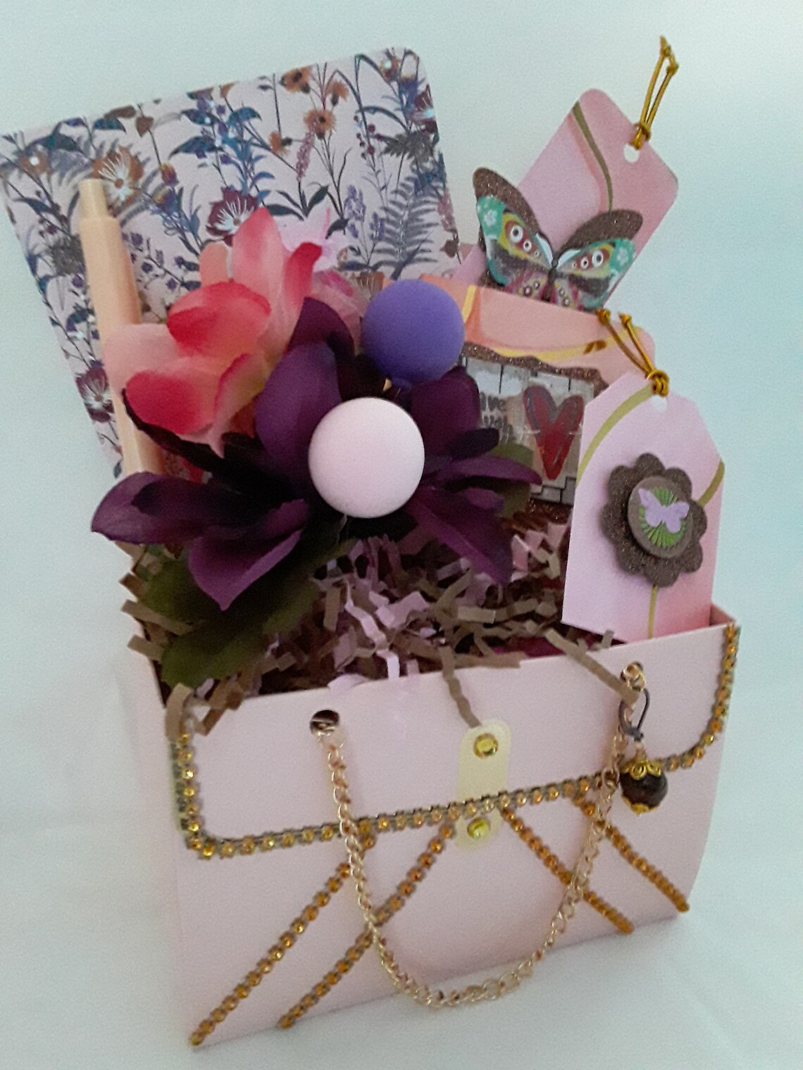 Notepad Gift Set, Gift Box Purse, Gifts for Women, Thinking of You Gift ...