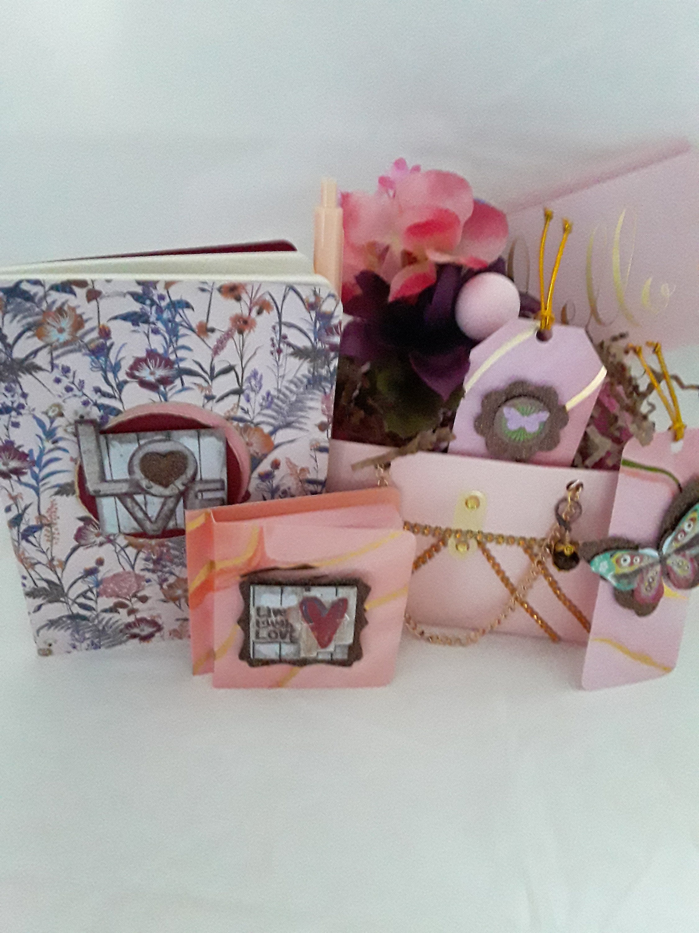 Notepad Gift Set, Gift Box Purse, Gifts for Women, Thinking of You Gift ...