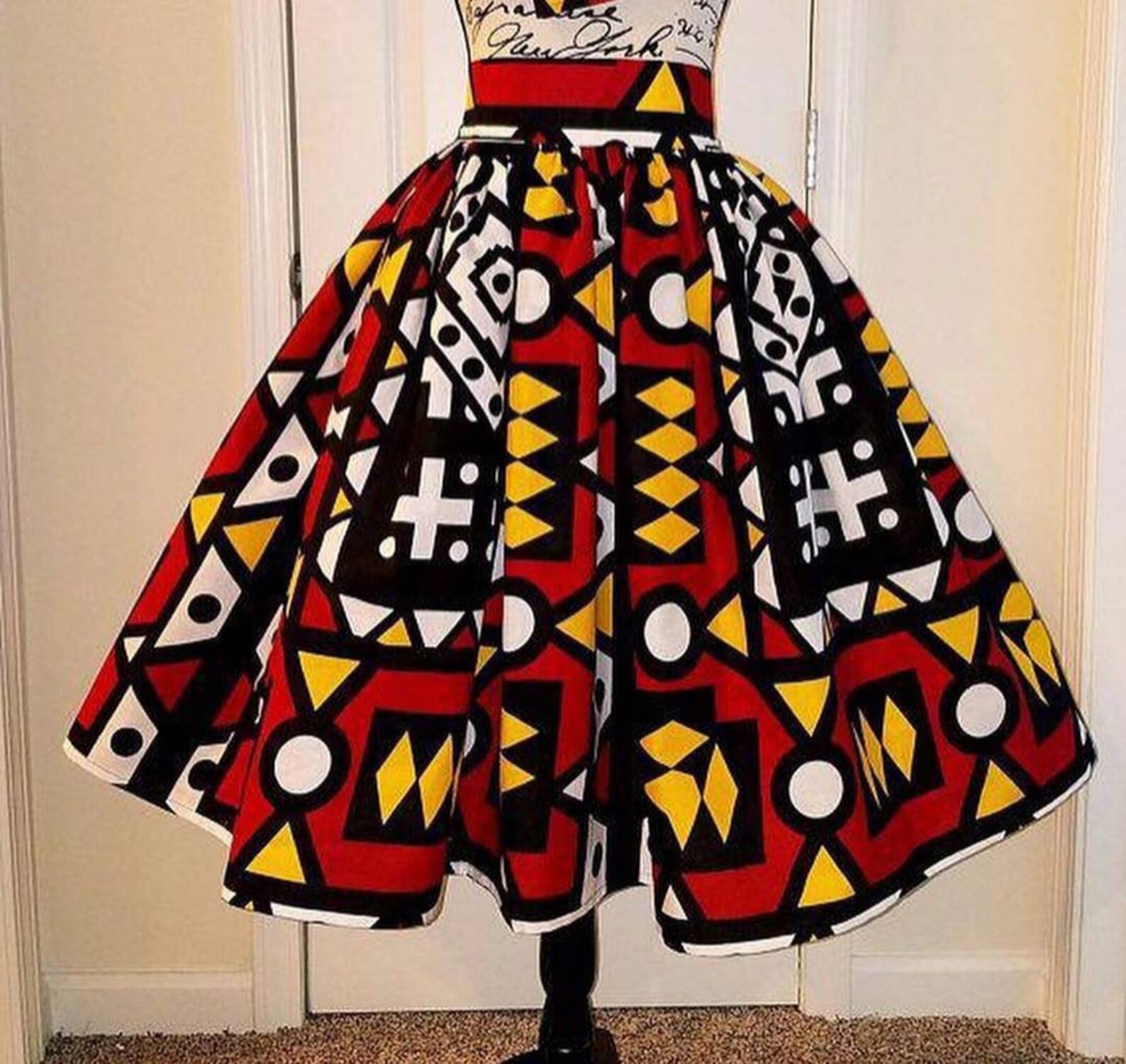 Multicoloured Ankara/bespoke African Fabric /ankara by 6yards/ankara ...