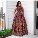 Tito Maxi Dress Halter Neck Dress African Party Dress African Prom ...