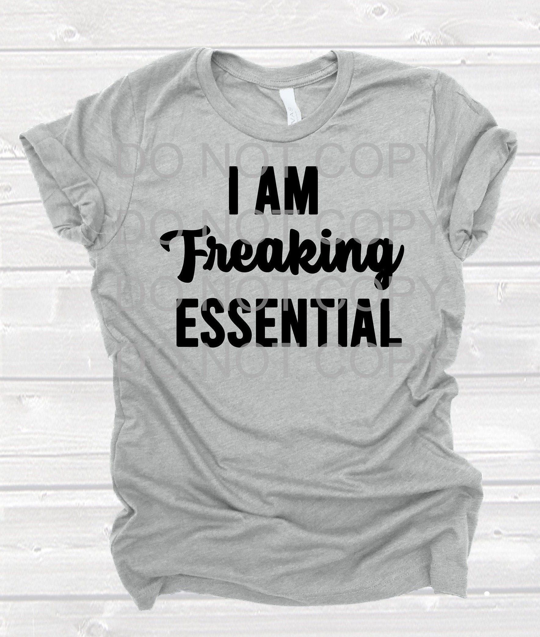 I AM Freaking Essential SVG DOWNLOAD Sublimation - Etsy