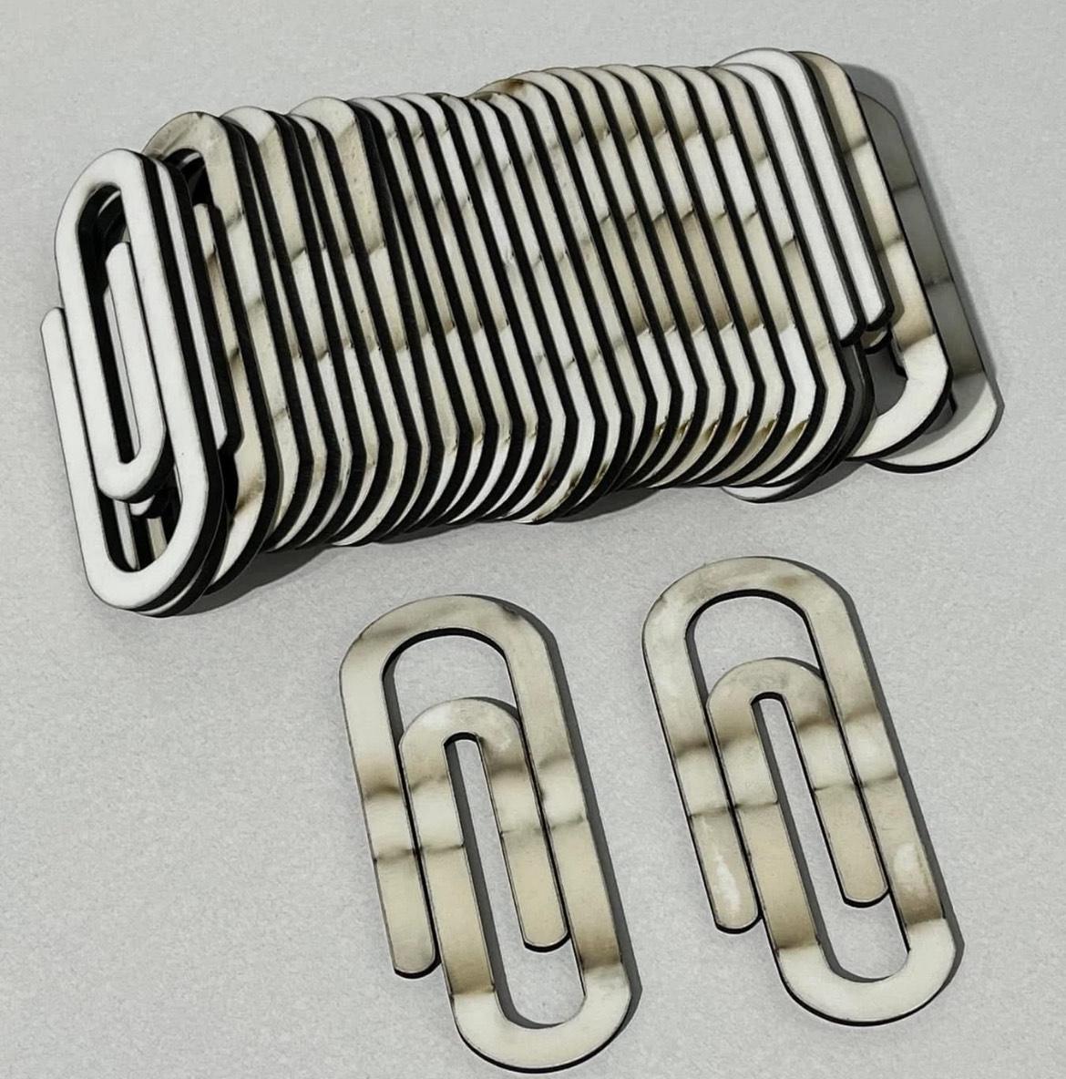 30-piece Jumbo Sublimation Paper Clip Blanks | Double-sided Unisub ...