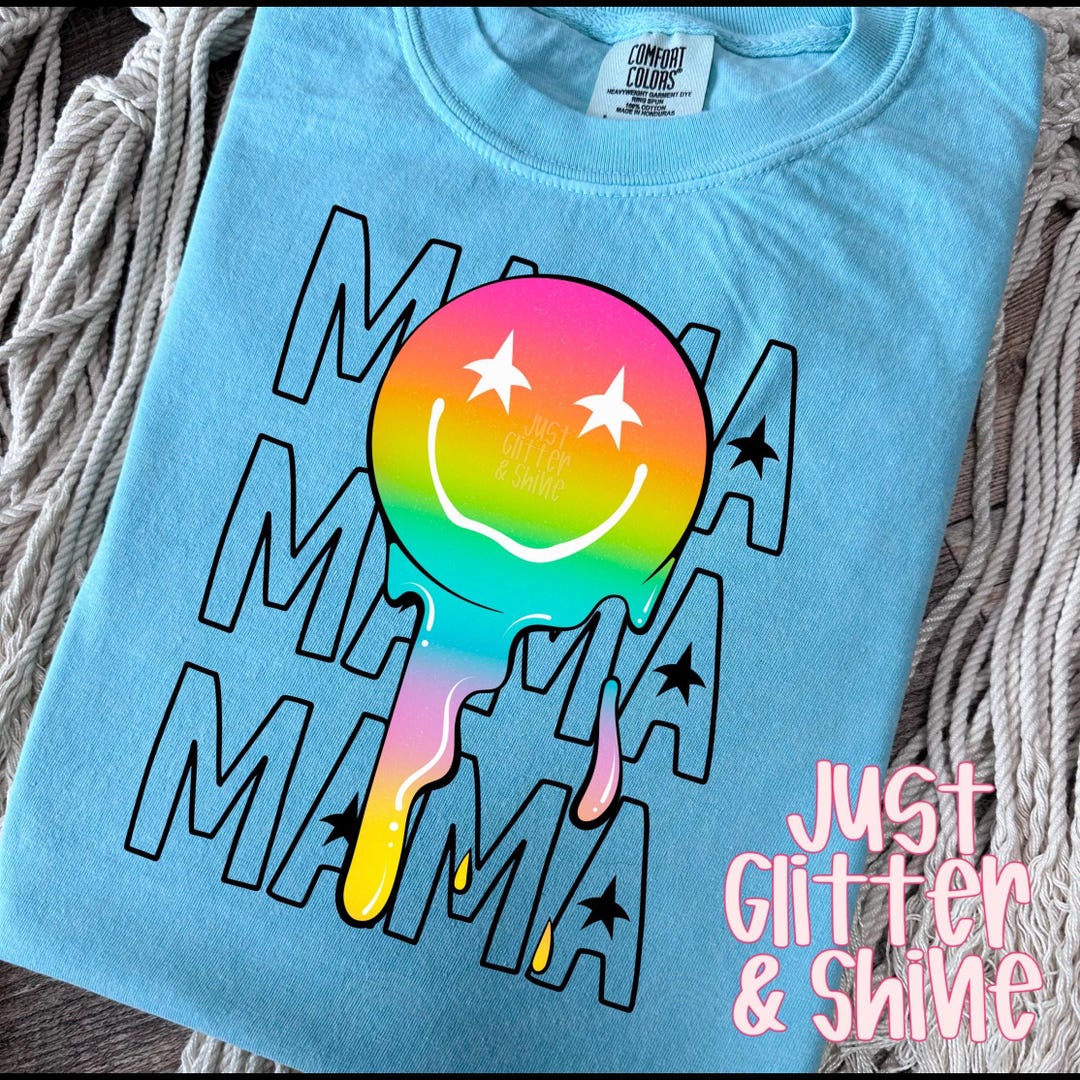 Drip Mama DTF Transfer, Direct to Film Print, Drip Baseball Mom ...