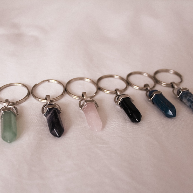 Crystal Keychain - Etsy