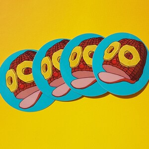 Rum Ham Vinyl Stickers, Laptop Decals 5.5cm, Waterproof Vinyl Sticker ...