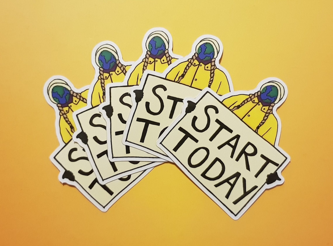 Greta Thunberg Stickers Fridays for Future Climate Action - Etsy UK