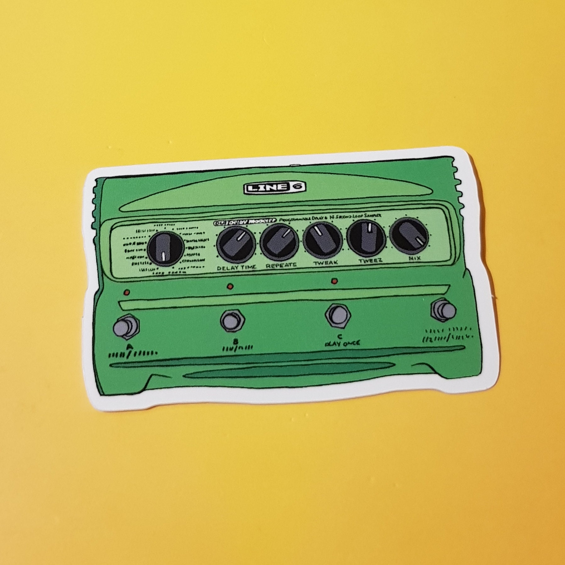 Guitar Effects Pedals Vinyl Sticker Set Laptop Decals Guitar - Etsy UK