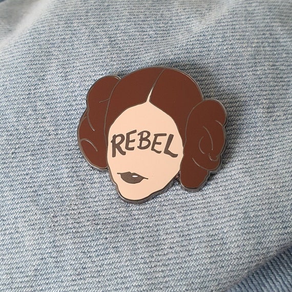 Princess Leia Galactic Rebel Enamel Pin Badge Feminism Pins | Etsy