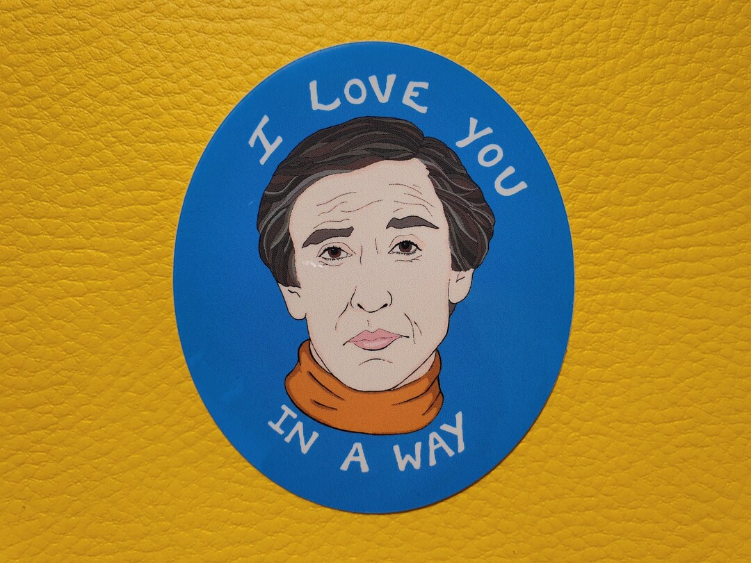 Alan Partridge, I Love You, Vinyl Stickers, Funny Valentines Laptop ...