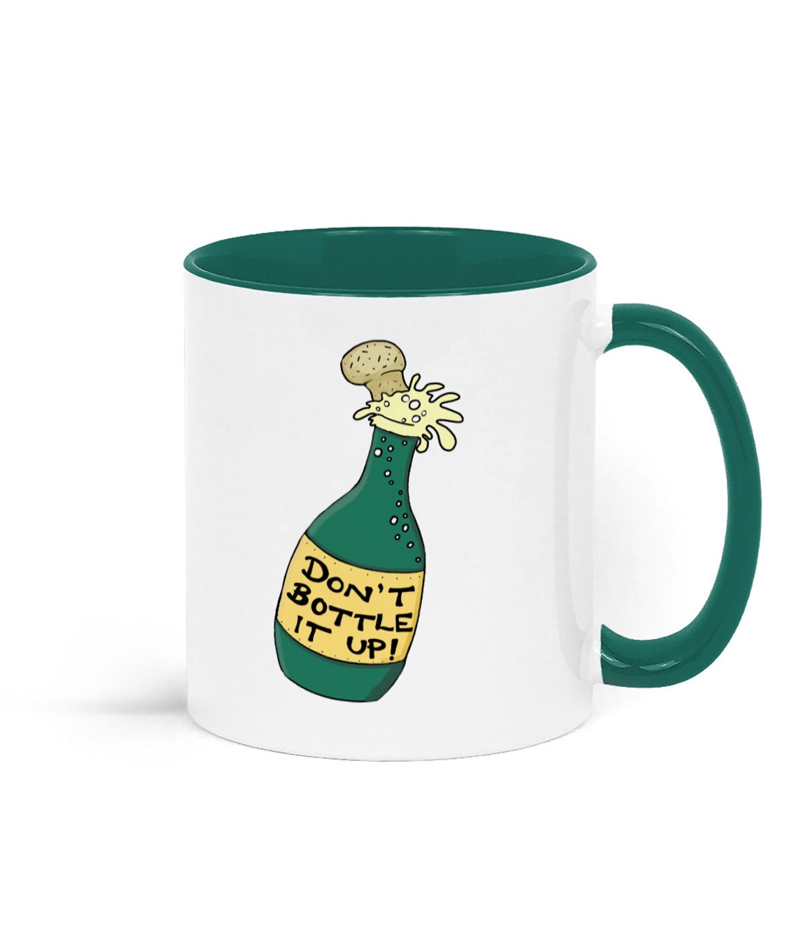 Don't Bottle It up Mug Prosecco Mug Mental Health Mugs - Etsy Hong Kong