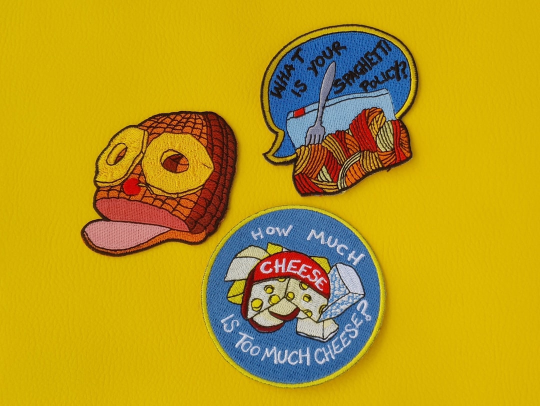 Always Sunny Set of 3, Embroidered Iron on Patches, Rum Ham, Cheese ...