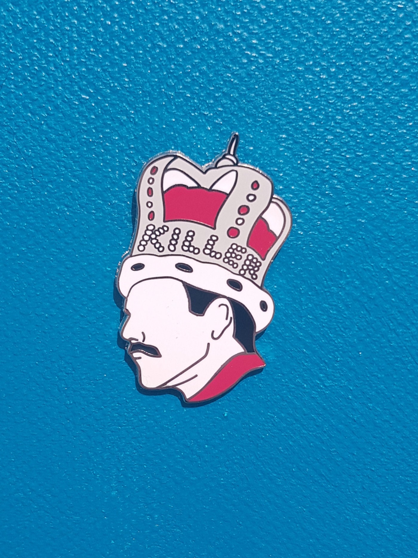 Freddie Mercury Killer Queen Enamel Pin silver lapel pins | Etsy
