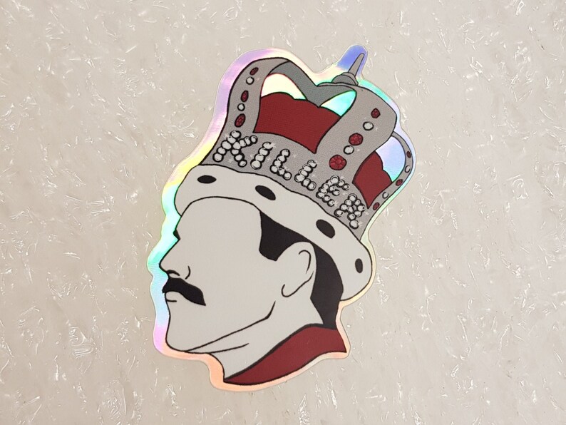Freddie Mercury 'killer Queen' Hologram Sticker - 6.5cm Waterproof ...