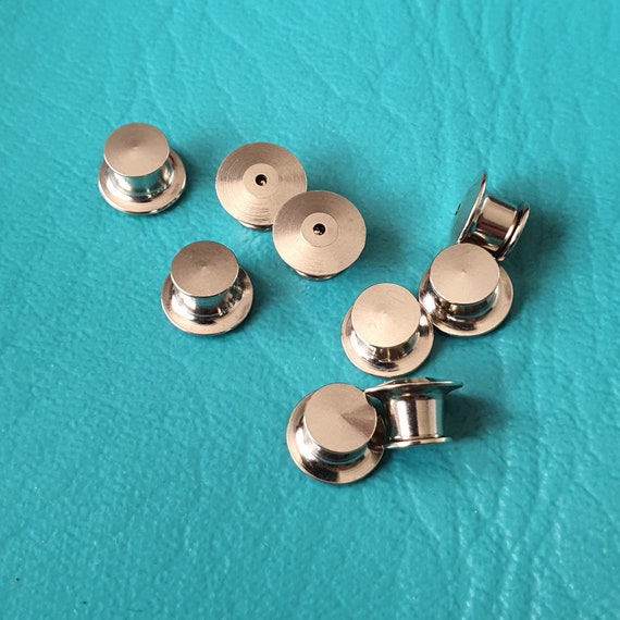 Locking Pin Badge Backs Enamel Pin Lapel Pin Metal Back With | Etsy