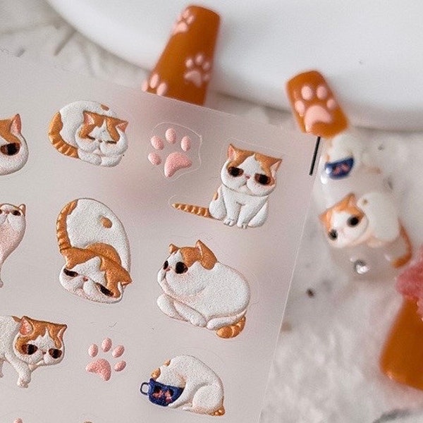 Cat Nails - Etsy