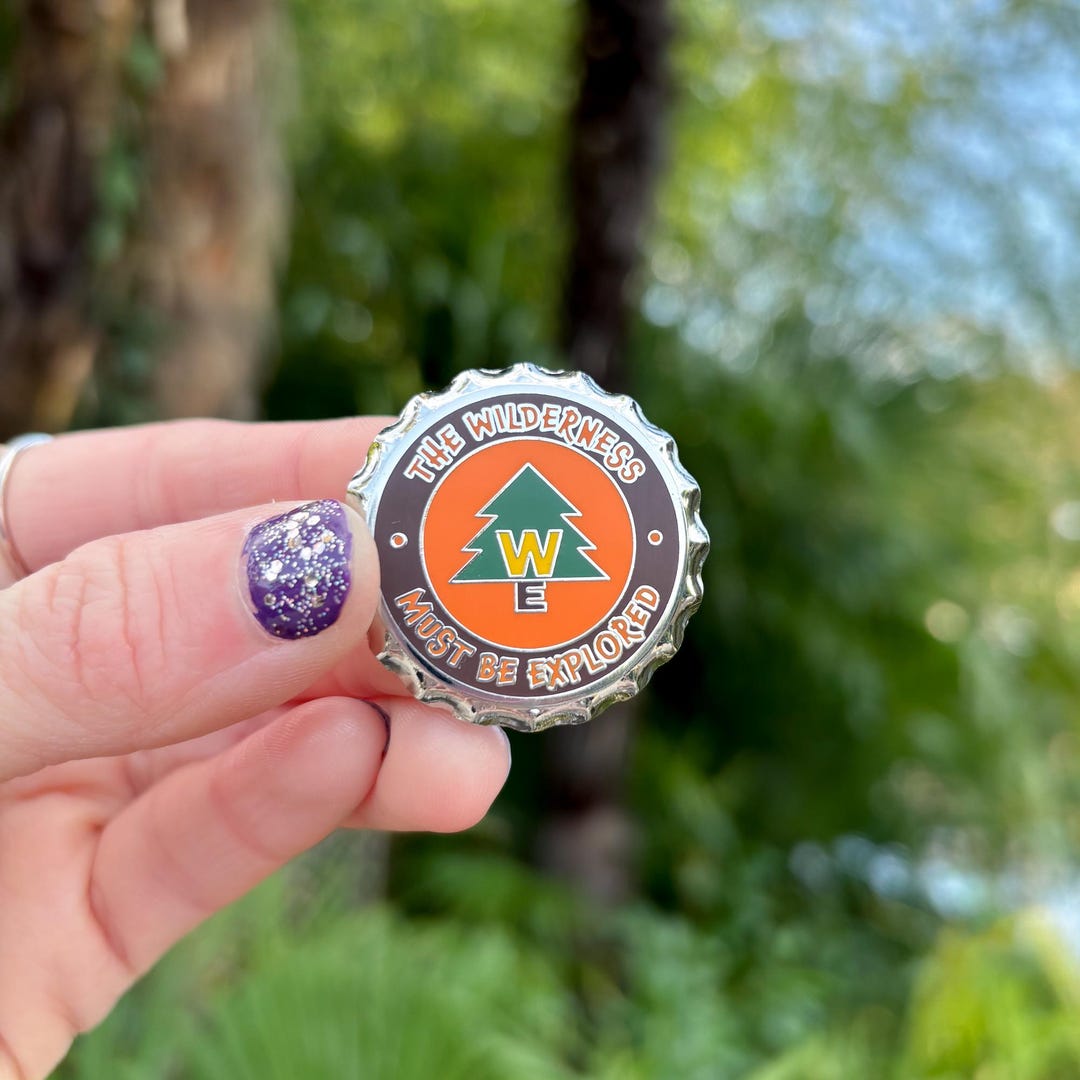 Wilderness Explorer Enamel Pin - Etsy