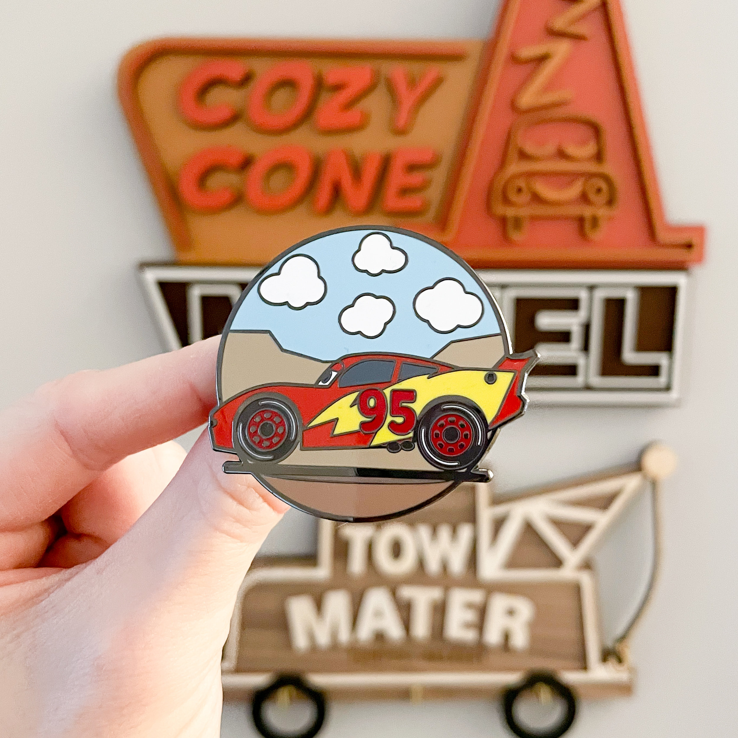 Mcqueen Enamel Pin - Etsy