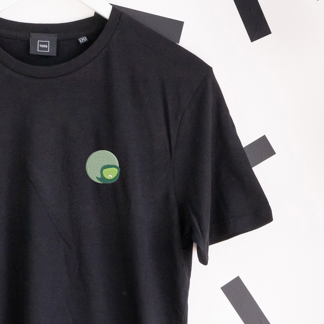 Disgust Embroidered T-shirt - Black - Etsy UK